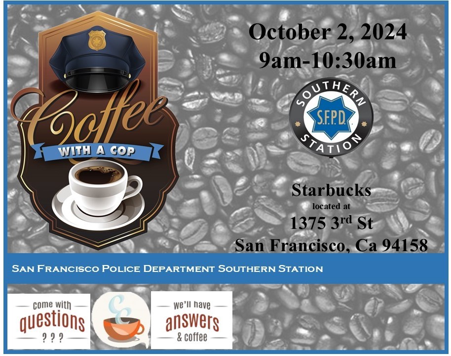 National Coffee with A Cop Day / Wed 10/2 in Mission BayNational Coffee ...